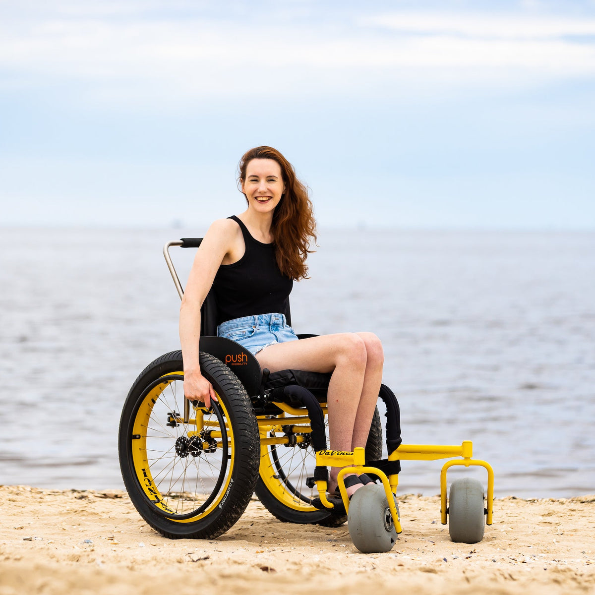 DaVinci Beach Wheelchair – Push Mobility