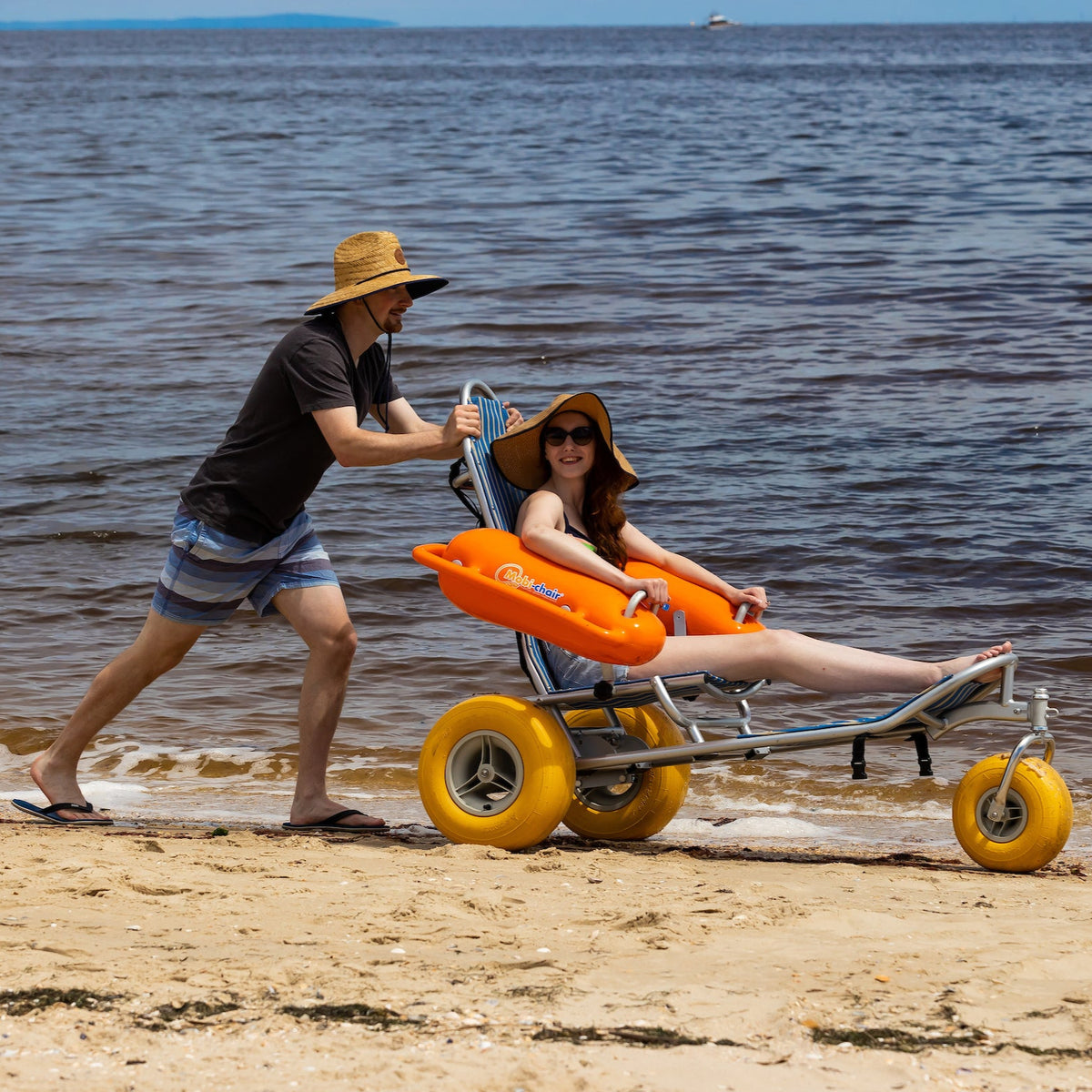 Mobi-Chair® Floating Beach Wheelchair – Push Mobility