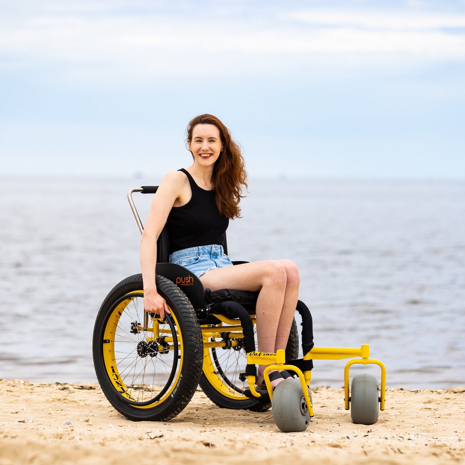 DaVinci Beach Wheelchair – Push Mobility