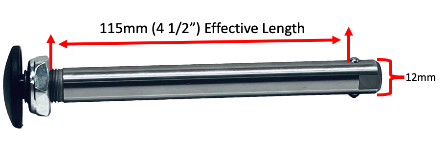 Quick Release Wheelchair Axle Pins - 12mm width – Push Mobility