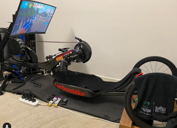 Wahoo Kickr flip bracket for handcycle – Push Mobility