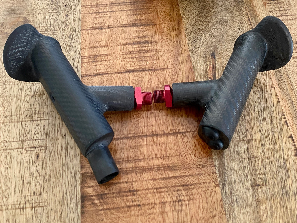 Bowerbird Handcycle carbon handles with custom Sram AXS buttons – Push ...