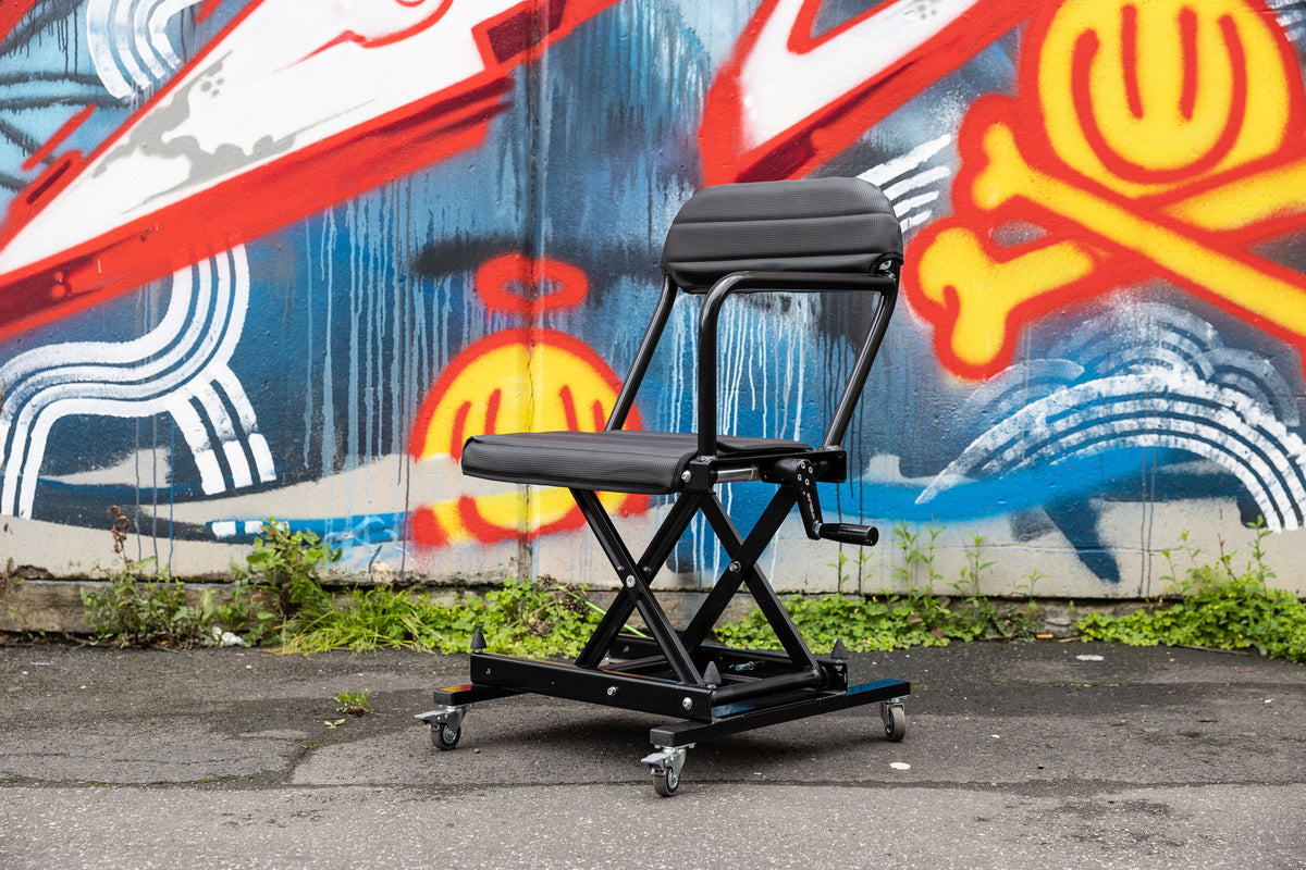 MADDILINE LIFTING STOOL WITH WHEELS – Push Mobility