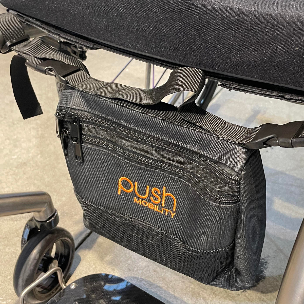 Push Mobility Under Seat Wheelchair Bag Click On & Removable