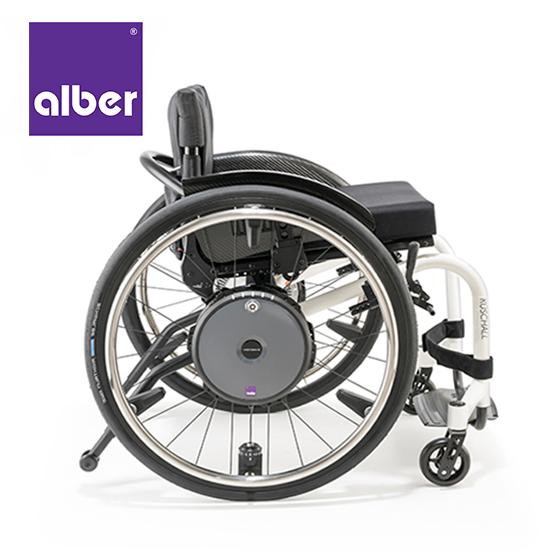 Alber e-motion M25 with ECS power assist wheels – Push Mobility