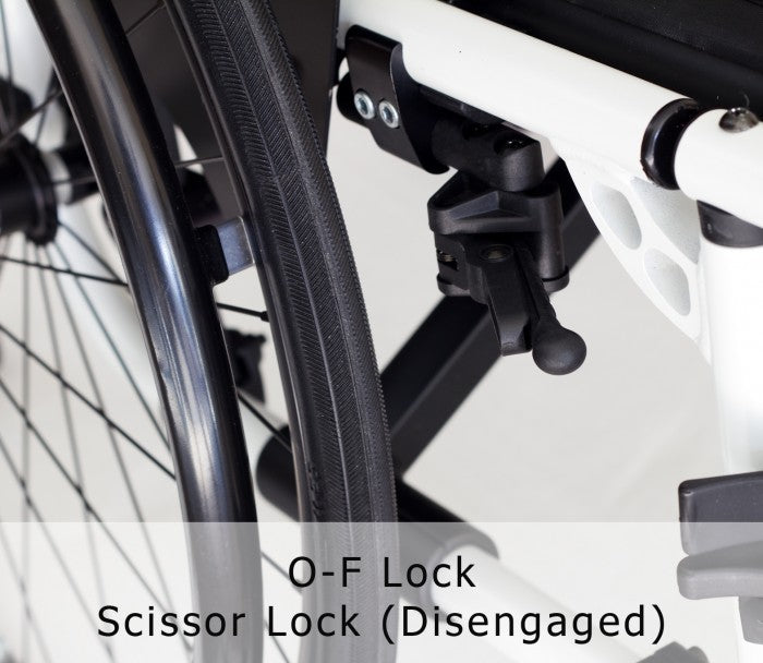 Scissor Lock Wheelchair Brake (single brake) – Push Mobility